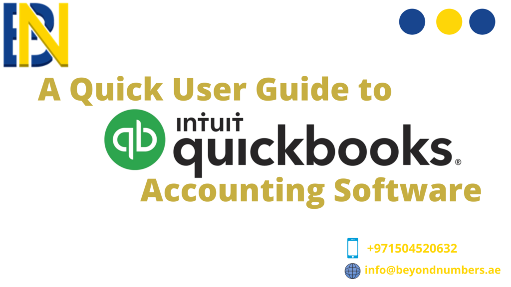 A Quick User Guide to QuickBook Accounting Software - Beyond Numbers